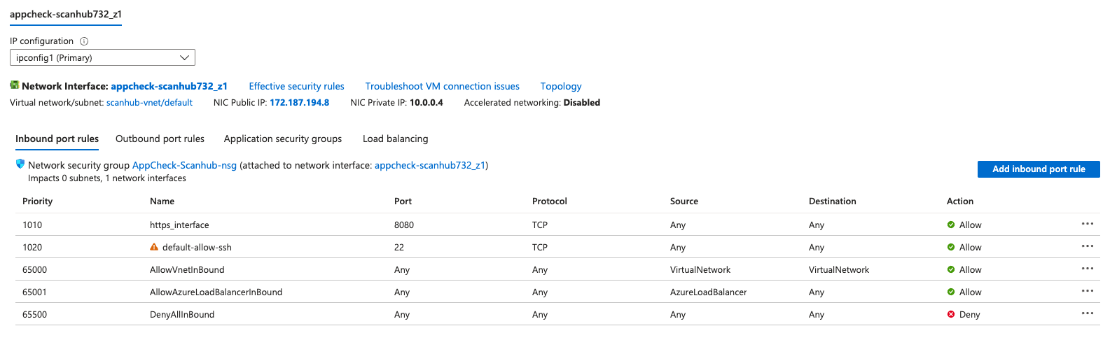 Deploying An Appcheck Private Scan Hub In Microsoft Azure Appcheck Ng