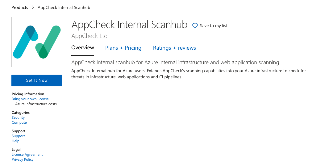 Deploying an AppCheck Private Scan Hub in Microsoft Azure – AppCheck-NG