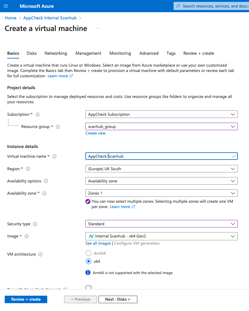 Deploying an AppCheck Private Scan Hub in Microsoft Azure – AppCheck-NG