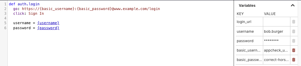 Authentication GoScripts – AppCheck-NG