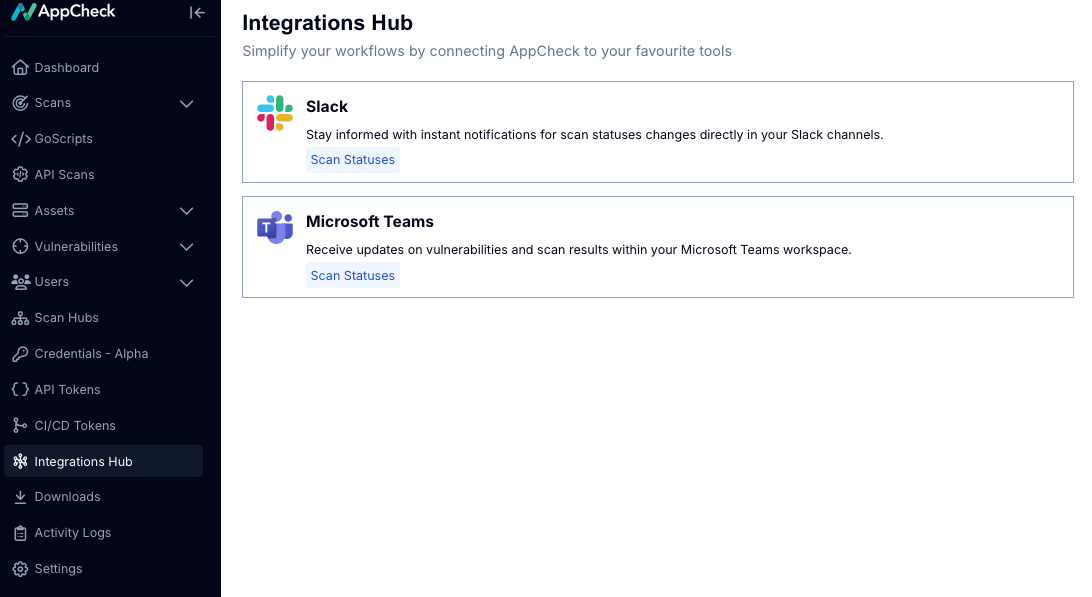Integrating Your AppCheck Scans with Microsoft Teams – AppCheck-NG
